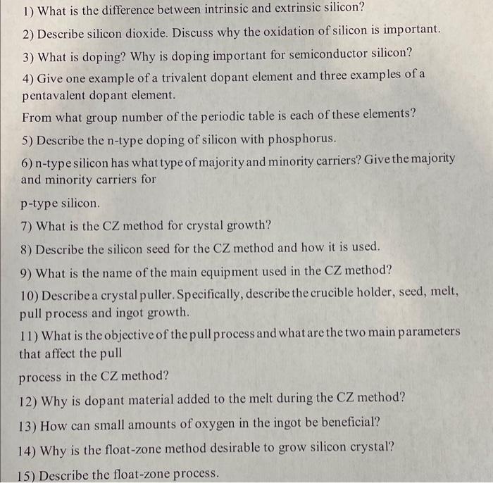 Solved 1) What is the difference between intrinsic and | Chegg.com