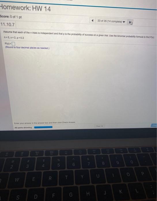 Solved Homework: HW 14 Score: 0 of 1 pt 33 of 35 (14 | Chegg.com