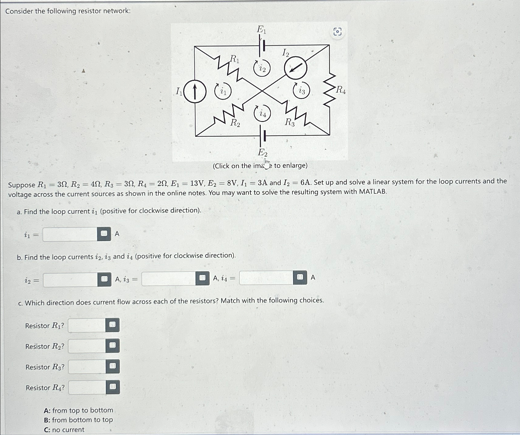 Solved Consider the following resistor network:Suppose | Chegg.com