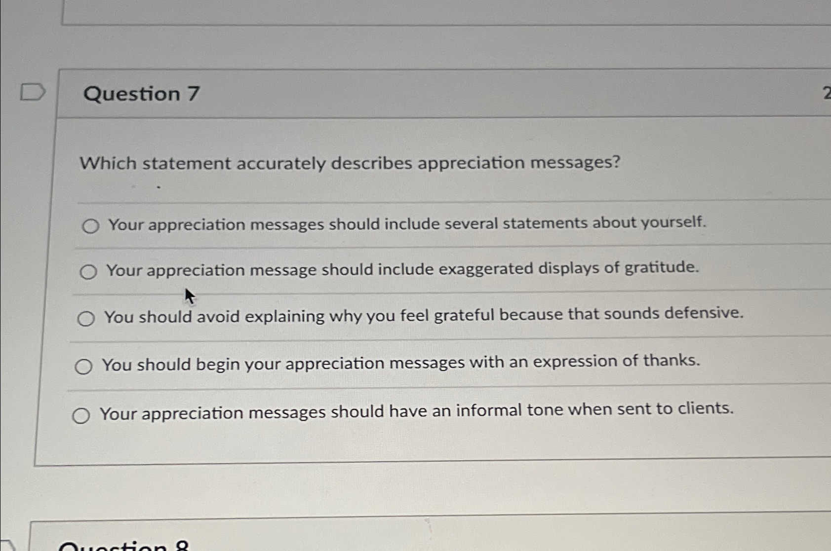 Solved Question 7Which statement accurately describes | Chegg.com