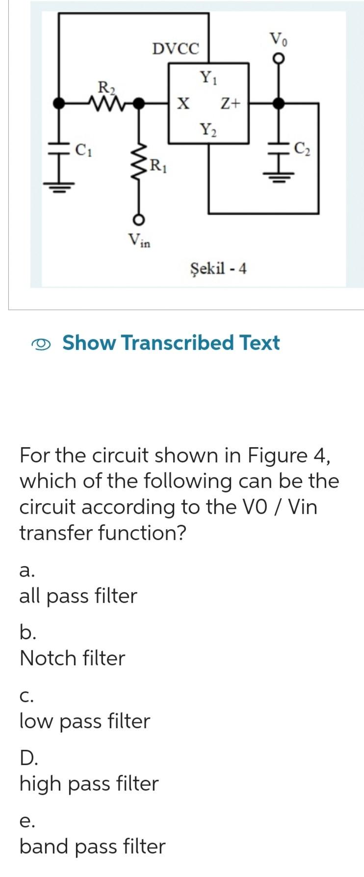 Solved (9) Show Transcribed Text For the circuit shown in | Chegg.com