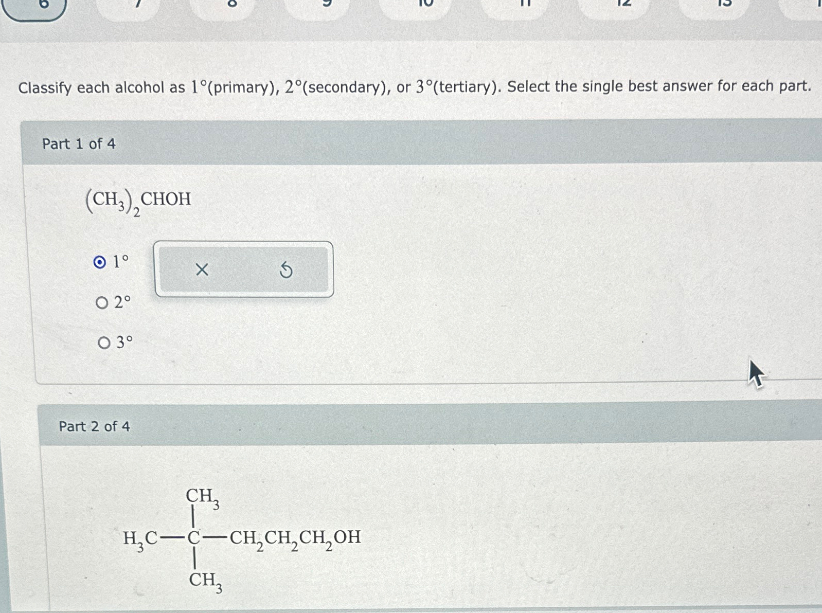 Solved Classify each alcohol as | Chegg.com