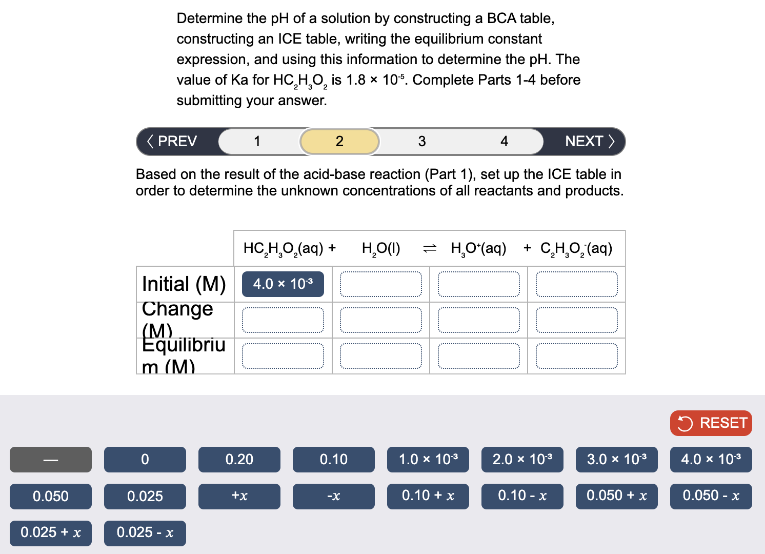 Solved 1Determine the pH ﻿of a solution by constructing a | Chegg.com