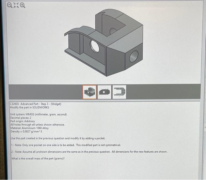 C32601: Advanced Part - Step 1 - (Widget) Build this | Chegg.com