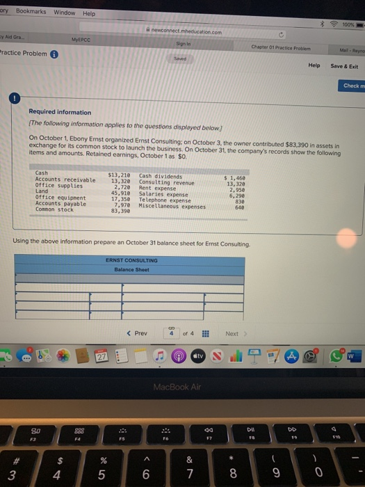 Solved ory Bookmarks Window Help % 100% | Chegg.com
