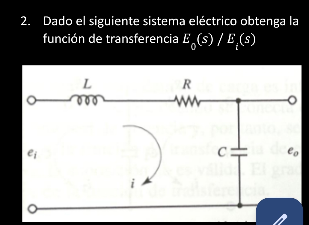 Solved Obtener la función de transferencia solicitada en | Chegg.com