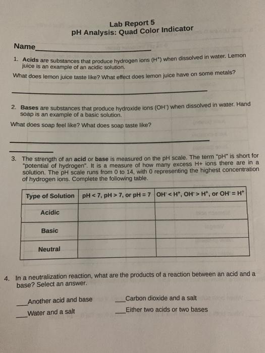Solved HO 5. Test: Use the Gizmo to find the pH of each of | Chegg.com