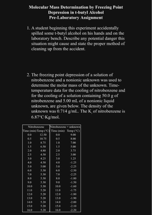 Solved 1. A student beginning this experiment accidentally | Chegg.com