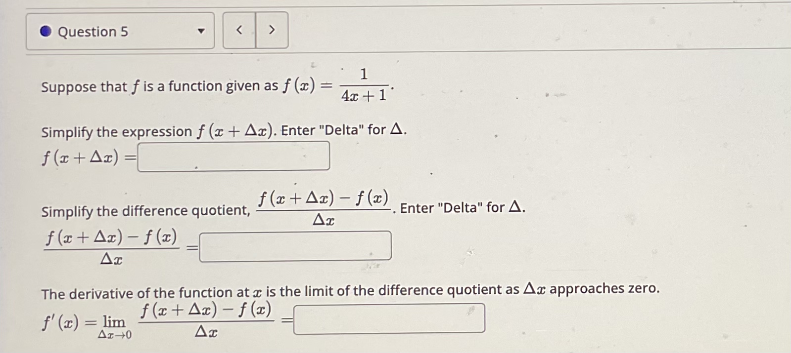 Solved Suppose that f ﻿is a function given as | Chegg.com