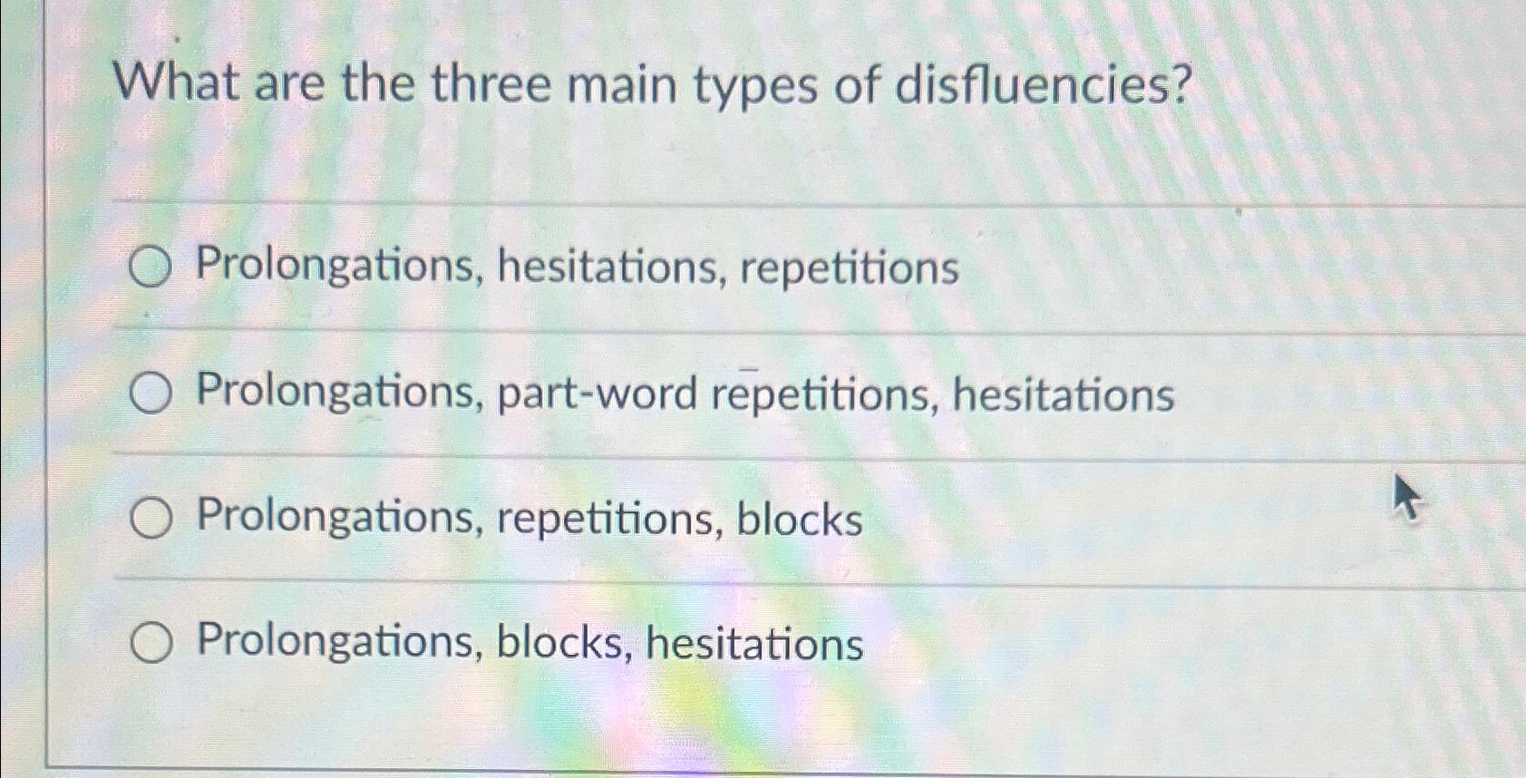 Solved What are the three main types of | Chegg.com