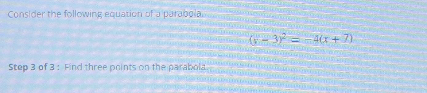 Solved Consider the following equation of a | Chegg.com