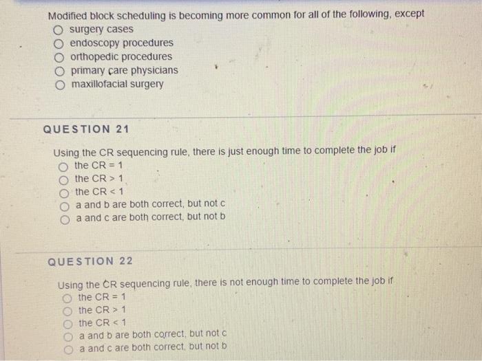Solved Modified block scheduling is becoming more common for | Chegg.com