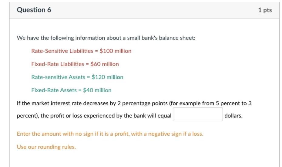 Solved We have the following information about a small | Chegg.com