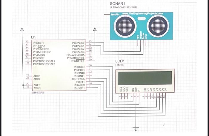 Solved I want a c programm (in proteus) for the following | Chegg.com