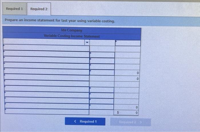 Solved Ida Company produces a handcrafted musical instrument | Chegg.com