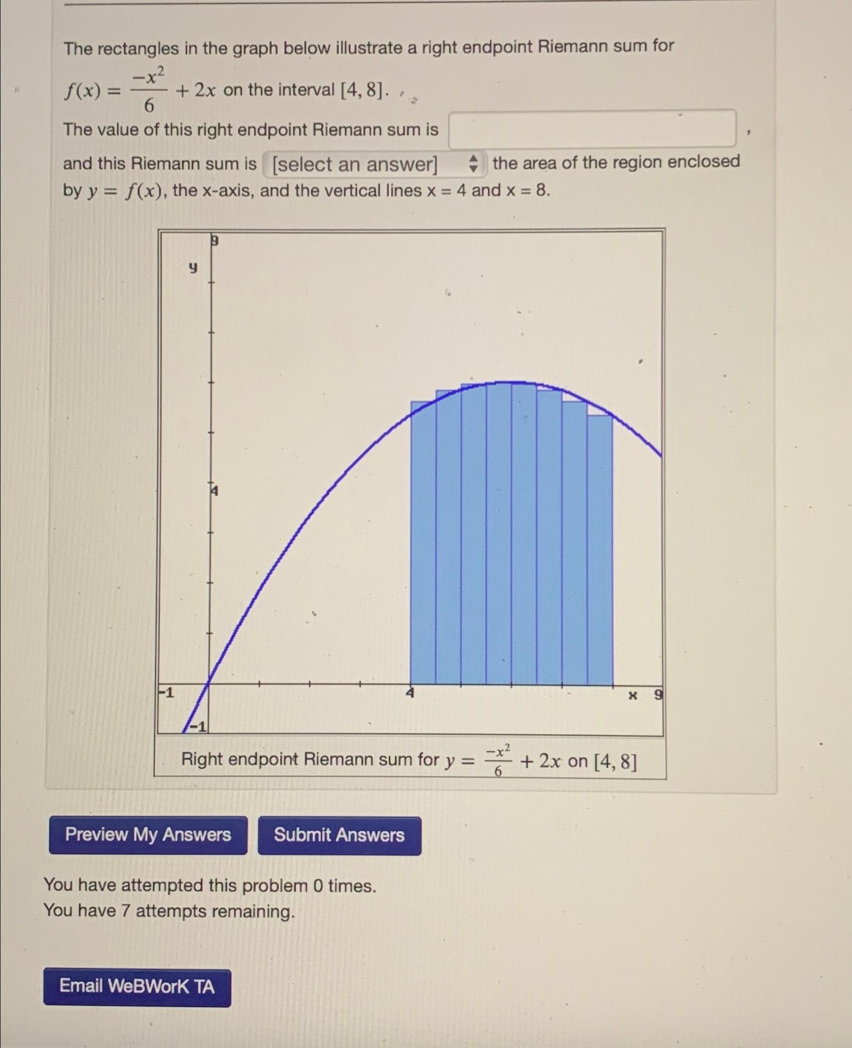 Solved The rectangles in the graph below illustrate a right | Chegg.com