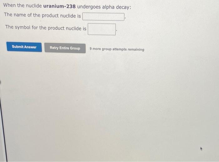 Solved Fill in the nuclide symbol for the missing particle | Chegg.com