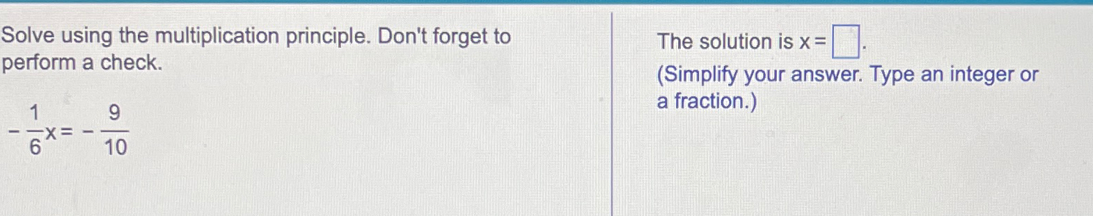 Solved Solve using the multiplication principle. Don't | Chegg.com