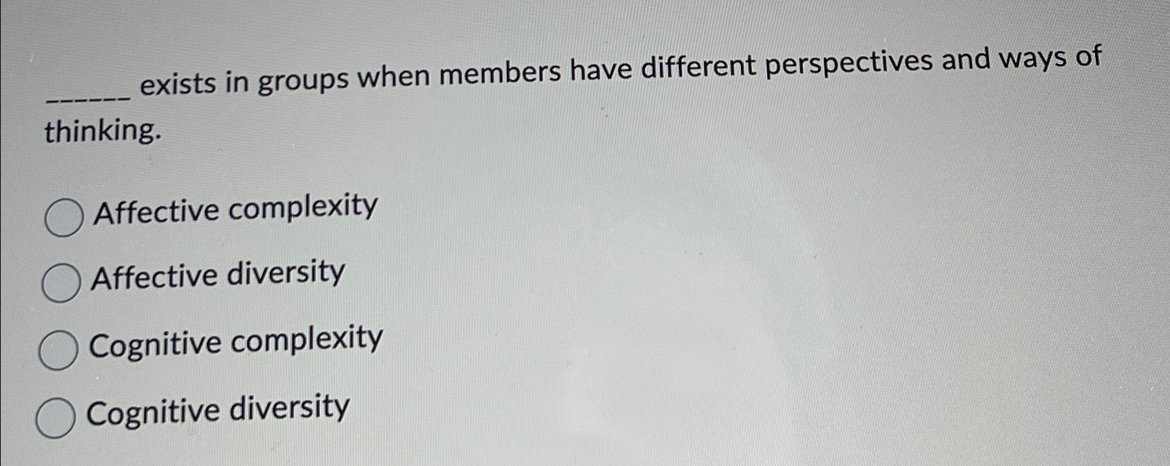 Solved exists in groups when members have different | Chegg.com