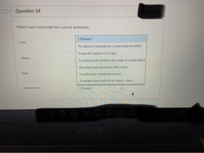 Solved This is a multiple choice question and the terms are | Chegg.com