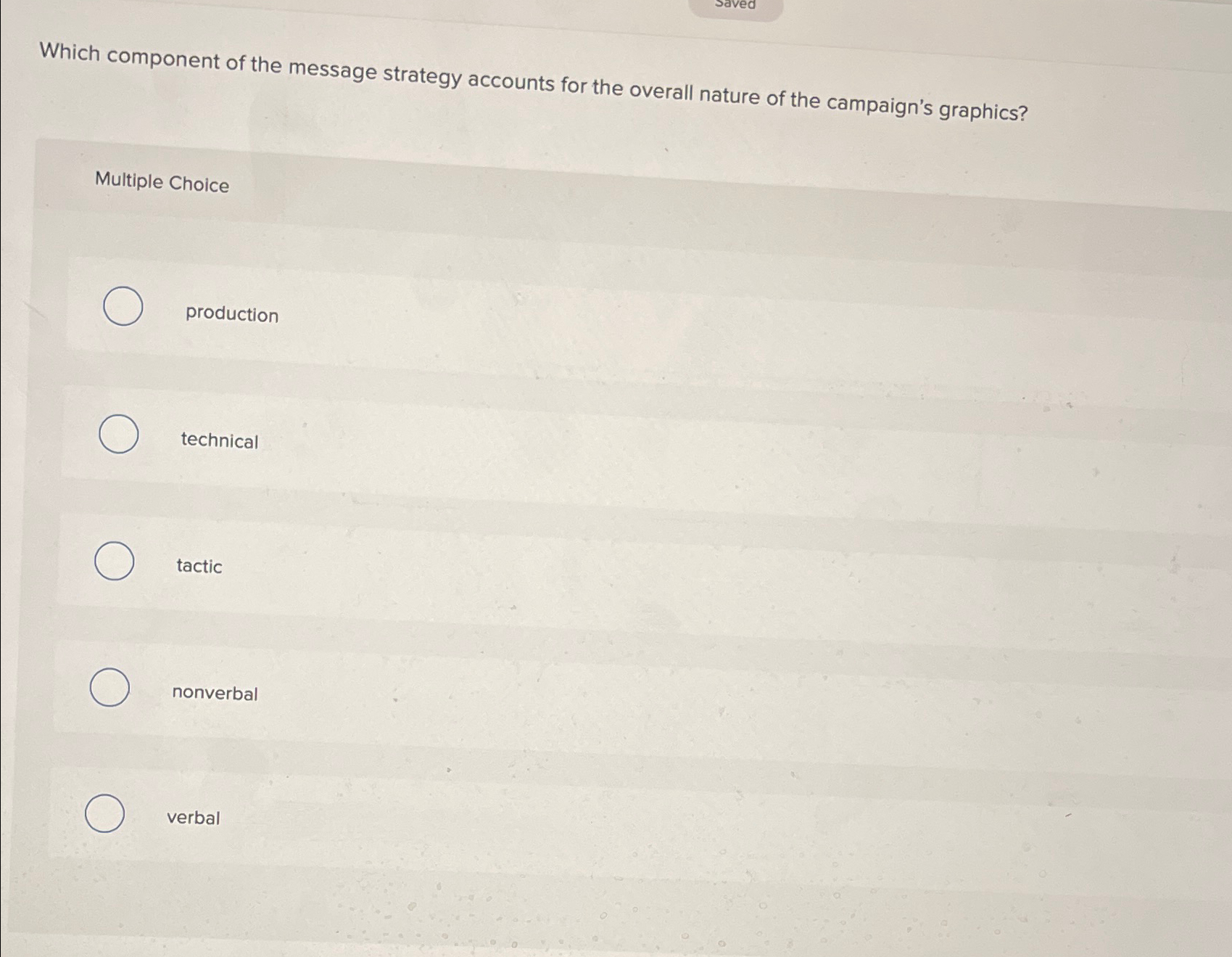 Solved Which component of the message strategy accounts for | Chegg.com