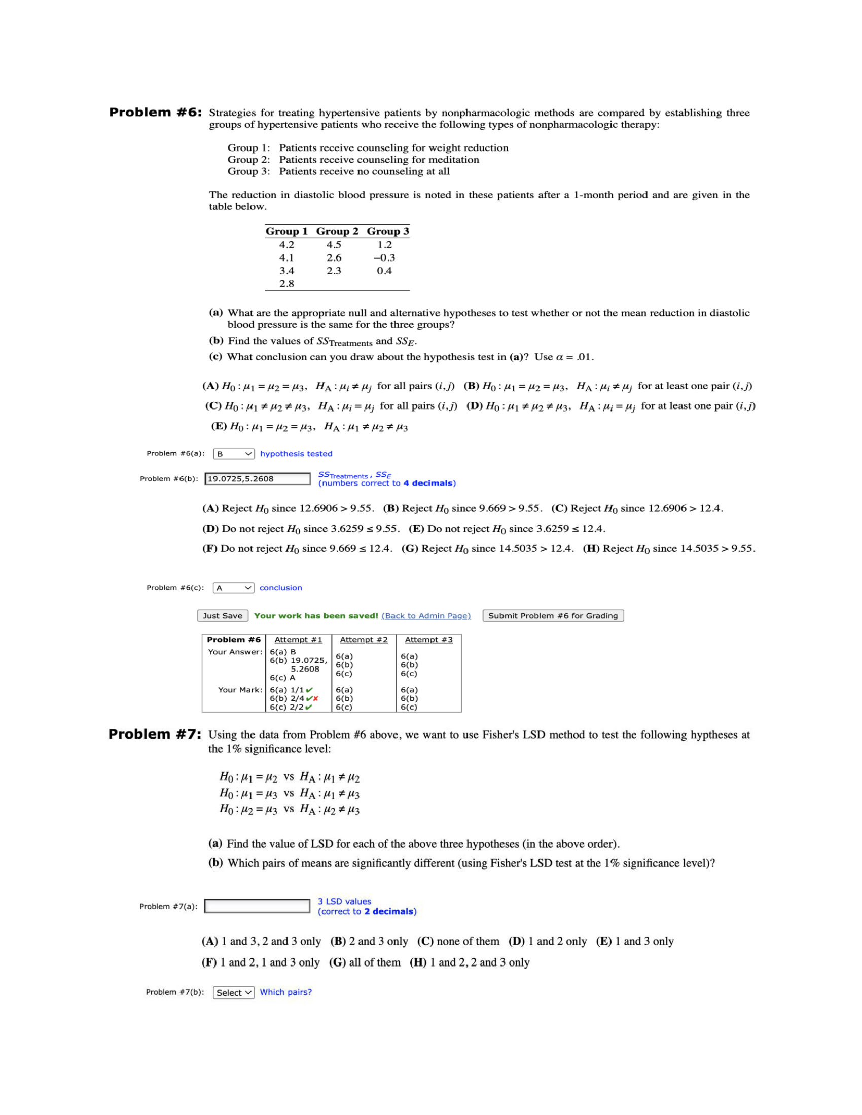 Solved ANSWER ONLY QUESTION 7!!!!!! | Chegg.com