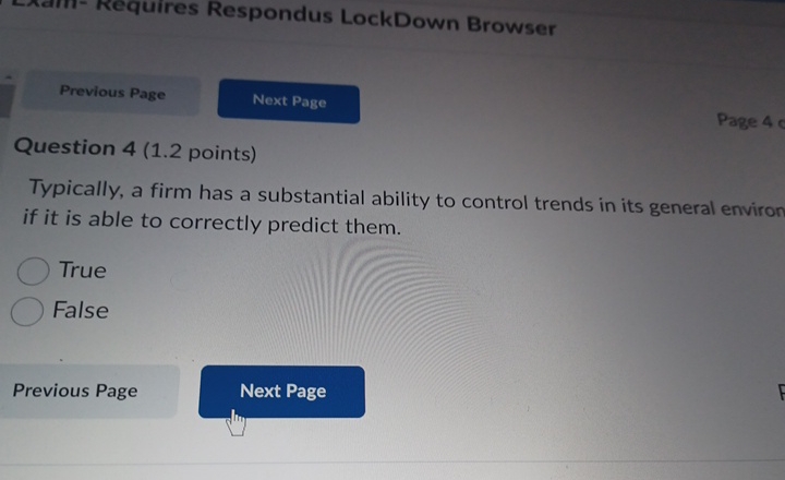 Solved Requires Respondus LockDown BrowserPrevious | Chegg.com