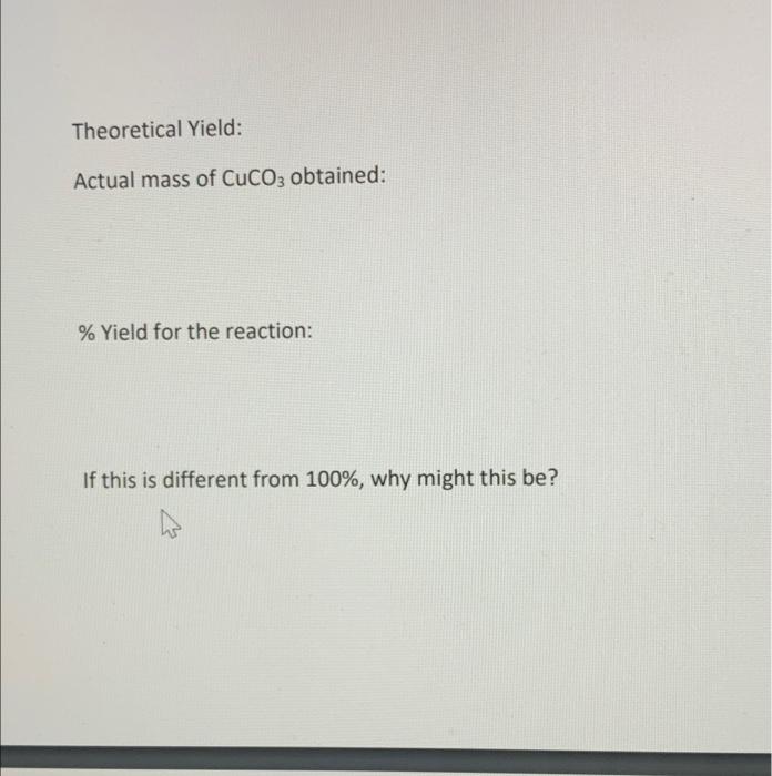 Part 1: Na2CO3 + CuCl2 Initial mass of Na.COM | Chegg.com