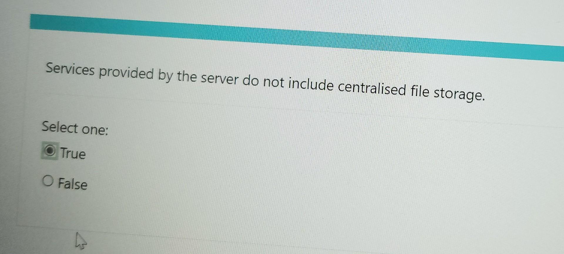 Solved Services provided by the server do not include | Chegg.com