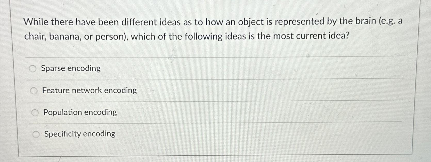 Solved While there have been different ideas as to how an | Chegg.com