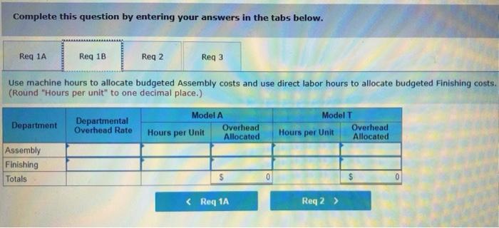 Solved Exercise 17-10 (Algo) Using departmental overhead | Chegg.com