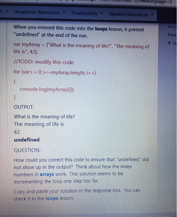 Solved Why do you initialize a loop? What does | Chegg.com