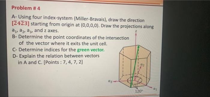 Solved Problem \# 4 A- Using four index-system | Chegg.com