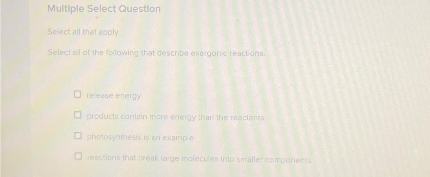 Solved Multiple Select QuestionSelect all that applySelect | Chegg.com