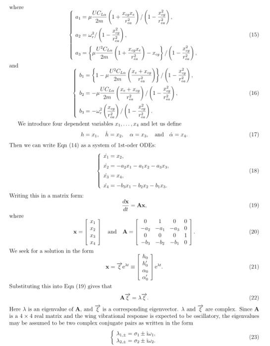 Solved Eqn 12 Is A Set Of Fully Nonlinear Second Order