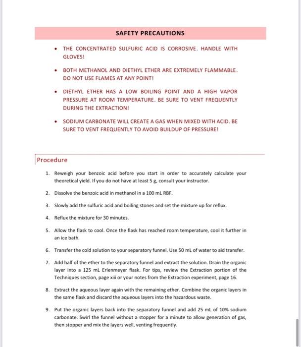 ORGANIC CHEMISTRY PRE-LAB AND DATA REPORT SYNTHESIS | Chegg.com