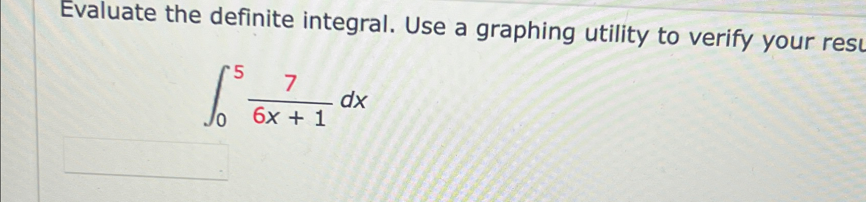 Solved Evaluate the definite integral. Use a graphing | Chegg.com