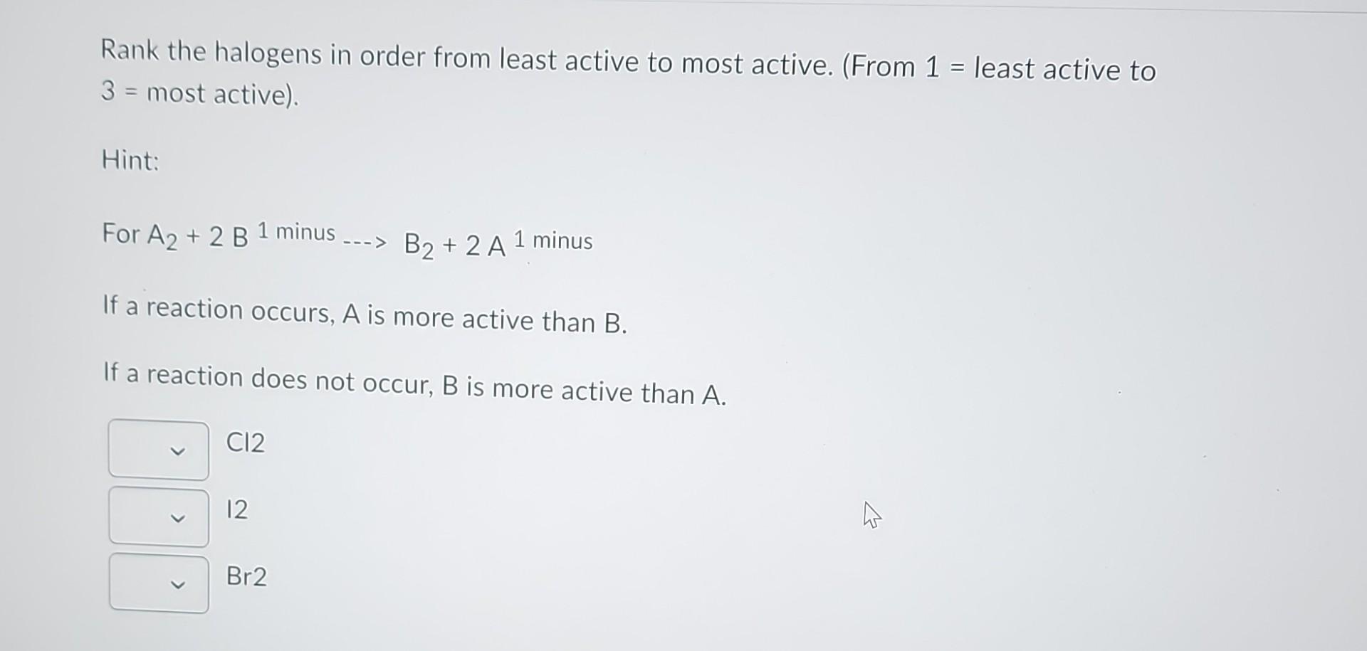 Solved What is the order of solubility of the Group II | Chegg.com