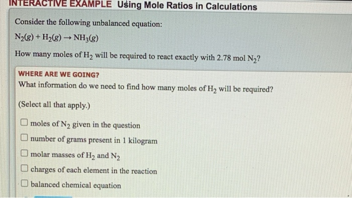 Solved Consider the following unbalanced equation: NH3(g) | Chegg.com
