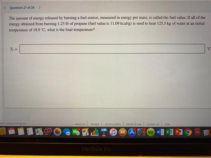 Solved The amount of energy released | Chegg.com