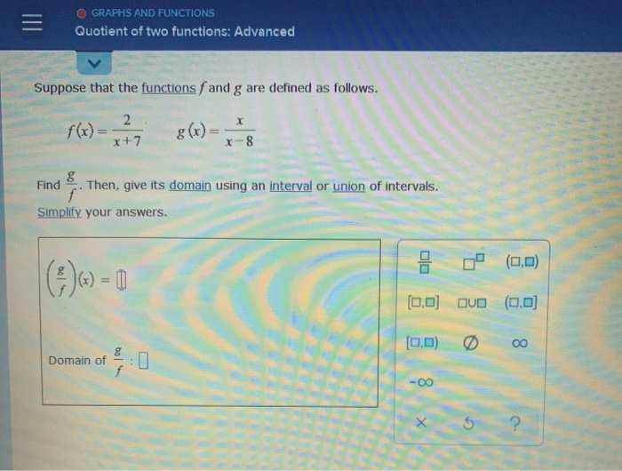 Solved example how they want the domain. high miss question | Chegg.com