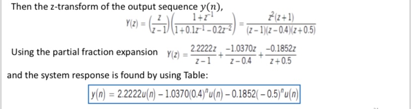 Solved DSP y(n) + 0.1y(n-1) - 0.2y(n-2) = ﻿x(n) + ﻿x(n- | Chegg.com