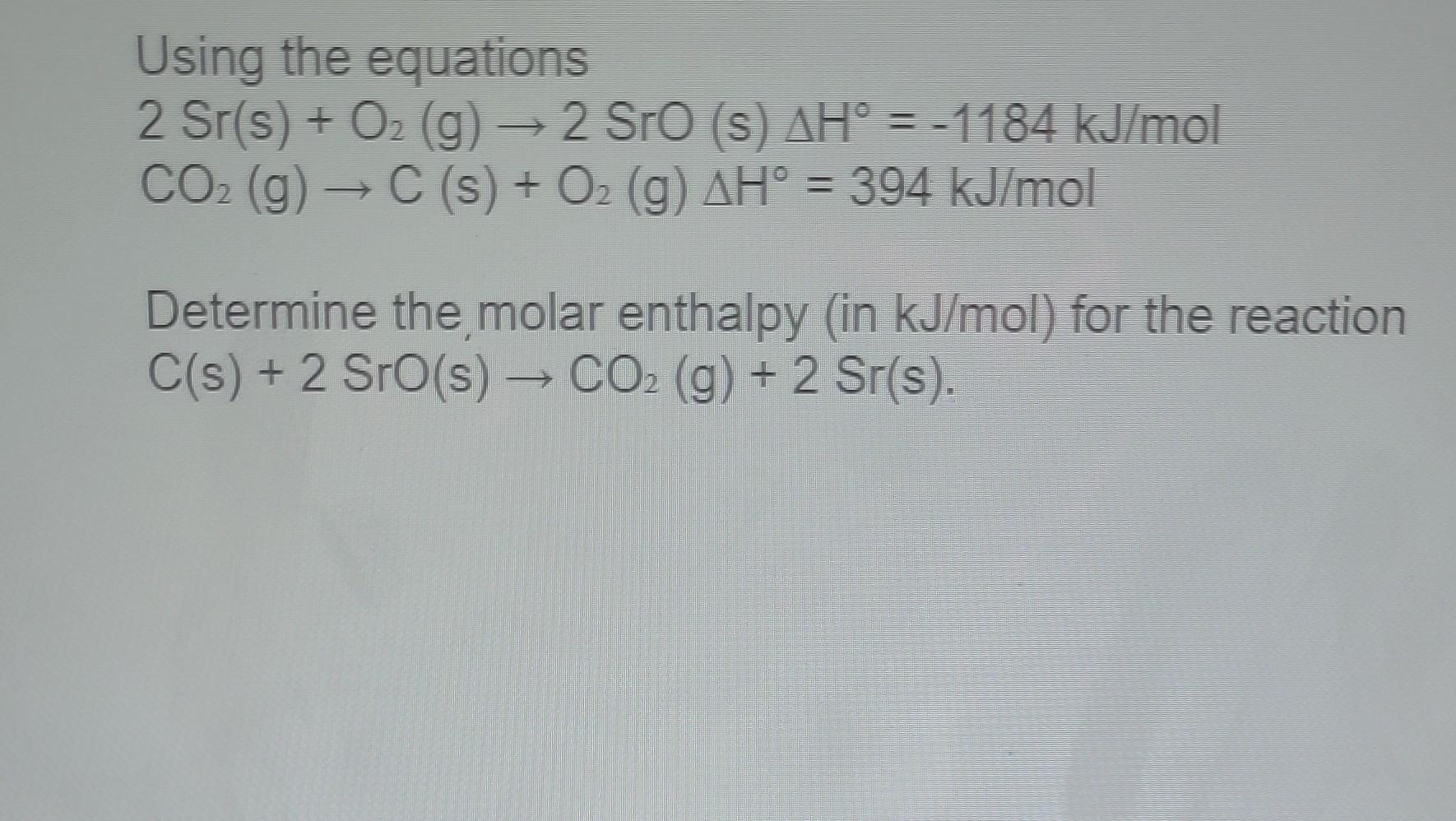 Solved Using the equations 2Fe(s)+3Cl2( g)→2FeCl3( | Chegg.com