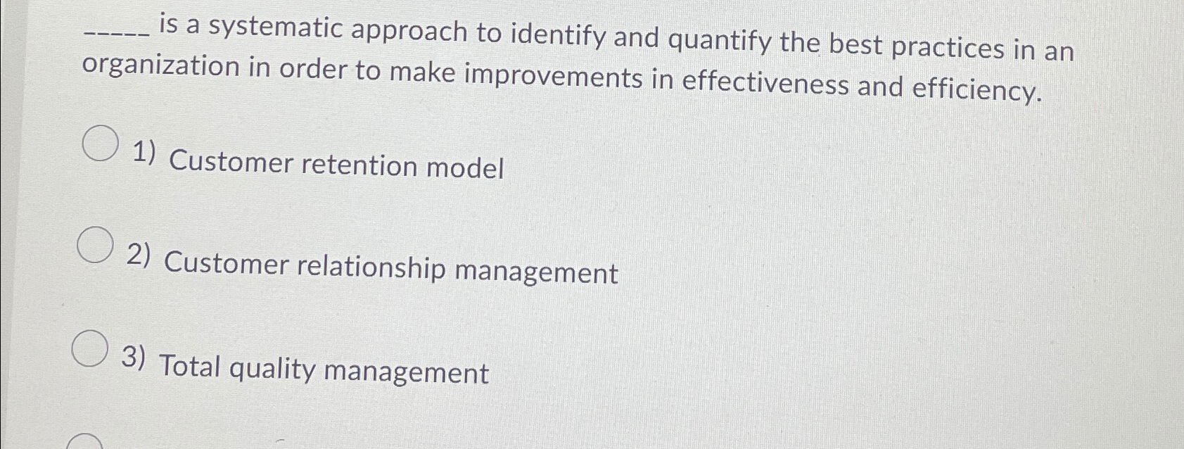 Solved q, ﻿is a systematic approach to identify and quantify | Chegg.com