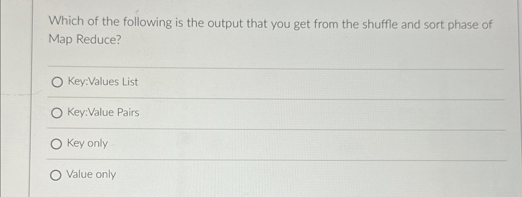 Solved Which of the following is the output that you get | Chegg.com