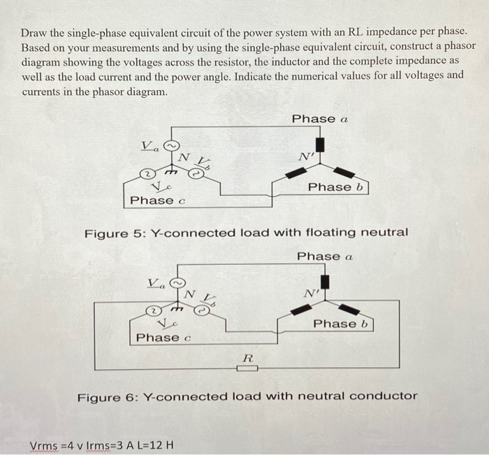 Solved Draw the single-phase equivalent circuit of the power | Chegg.com