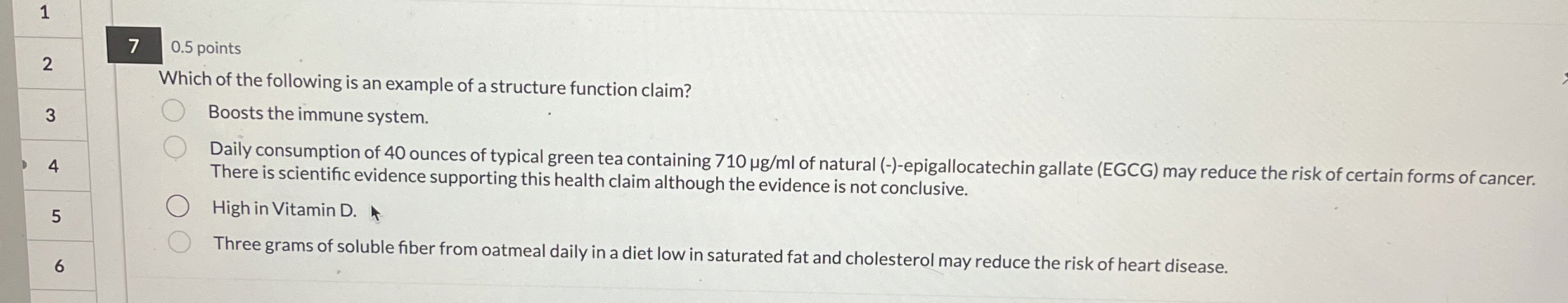 Solved Which of the following is an example of a structure | Chegg.com