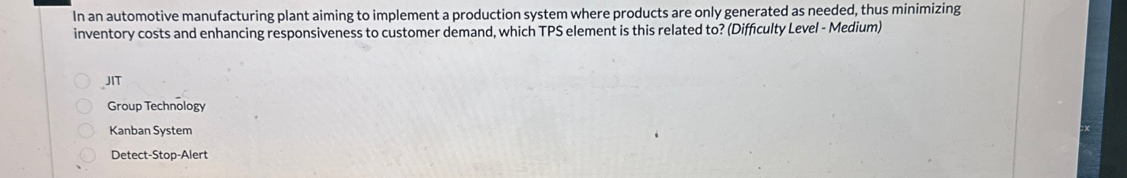 Solved In an automotive manufacturing plant aiming to | Chegg.com