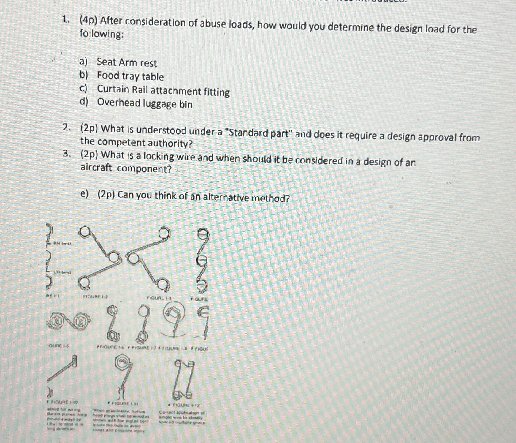 Solved (4p) ﻿After consideration of abuse loads, how would | Chegg.com