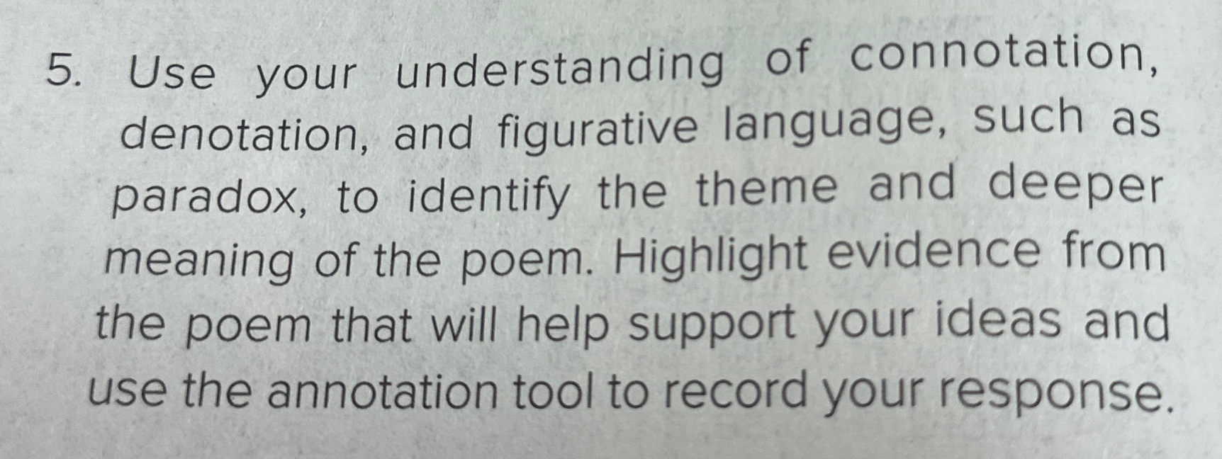 Use your understanding of connotation, denotation, | Chegg.com